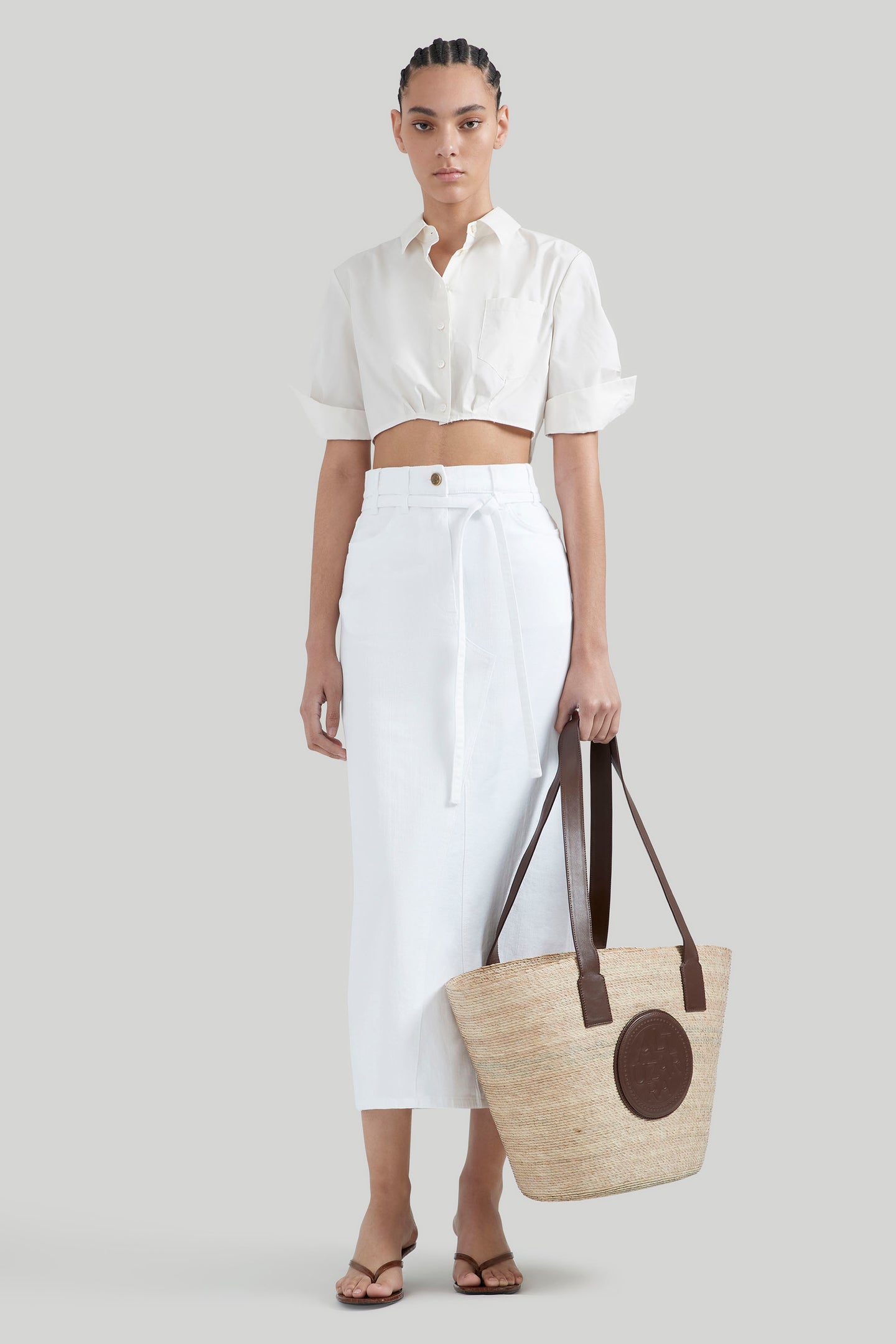 Rosa Top in Whisper – Altuzarra